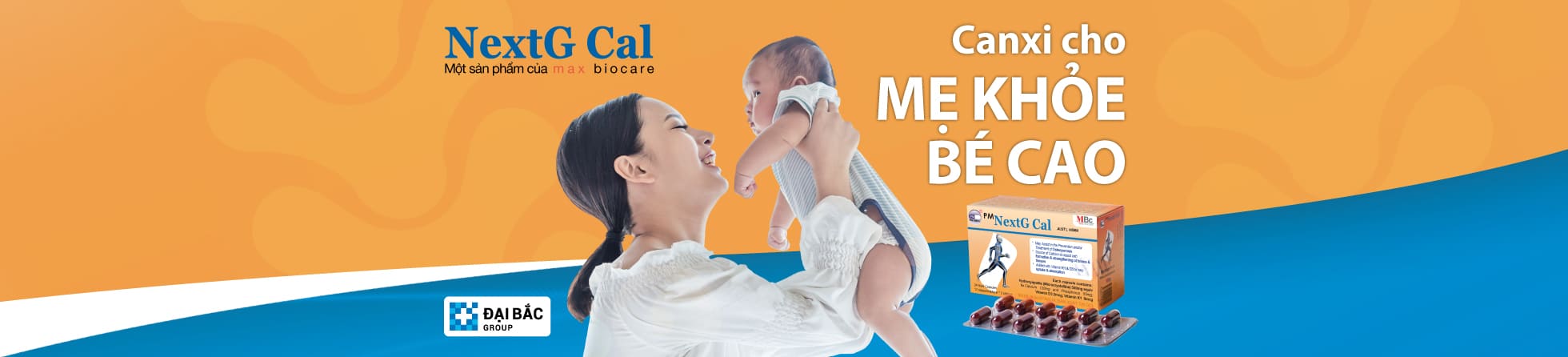 Viên uống bổ sung Canxi Nextg Cal nhập khẩu từ Úc